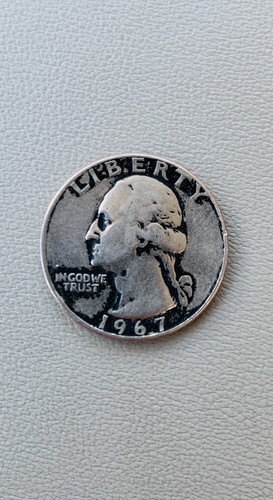 1967 Washington Quarter No Mint Mark Black Rare Coin Error | eBay