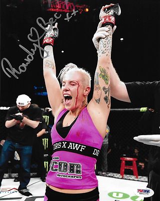 Rowdy Bec Rawlings Signed UFC 8x10 Photo PSA/DNA COA Fight Night 65 ...