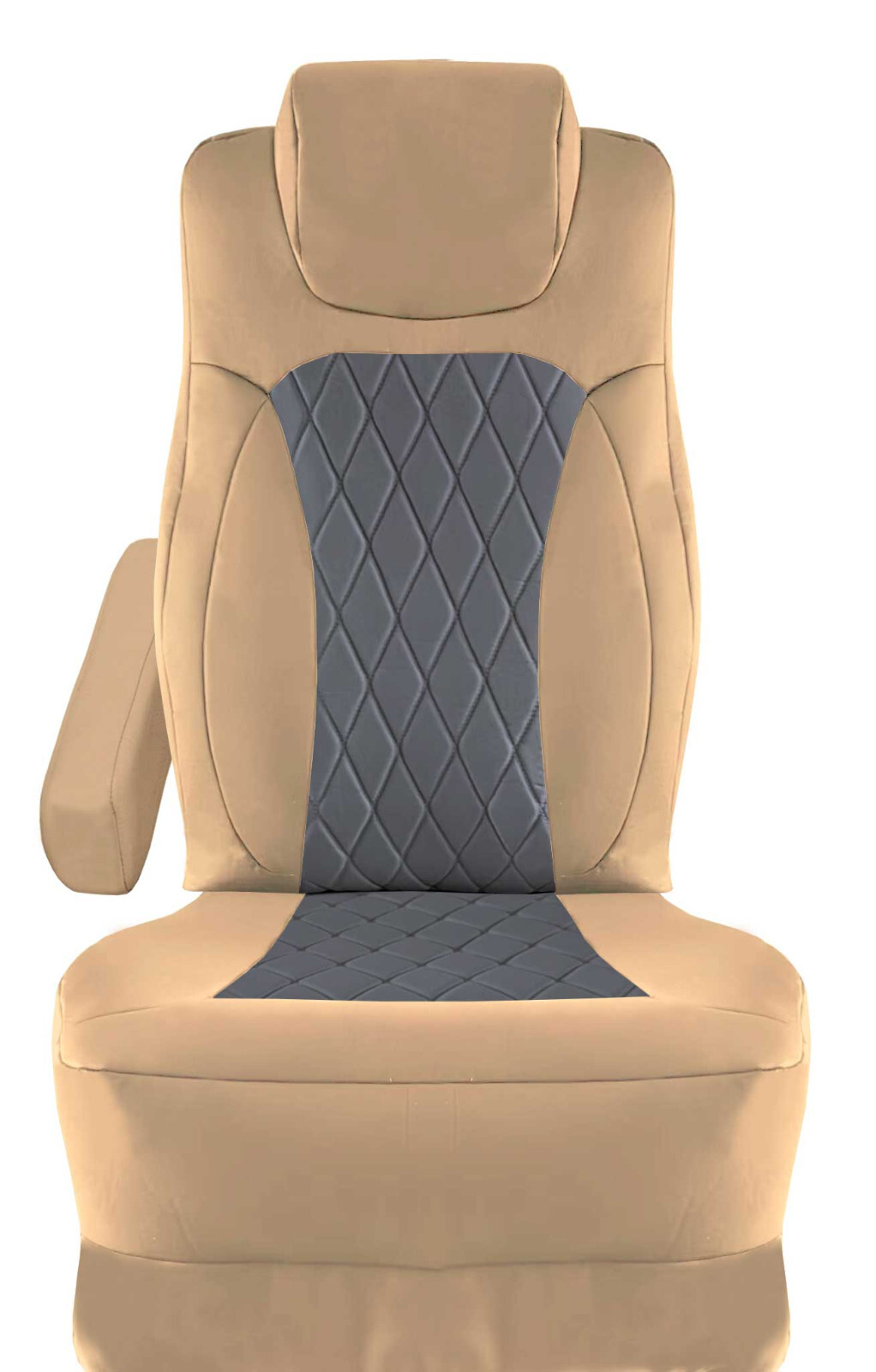 Motorhome RV Camper Captain Chair Cotton Seat Covers fits Entegra ...