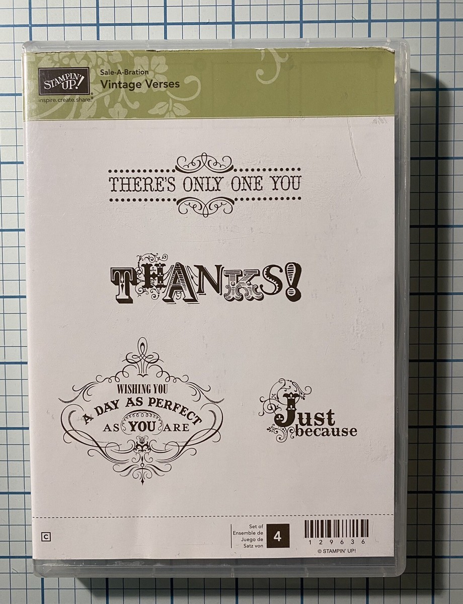 Stampin Up Vintage Verses Stampin' Up! Very Vintage – Wild Wing