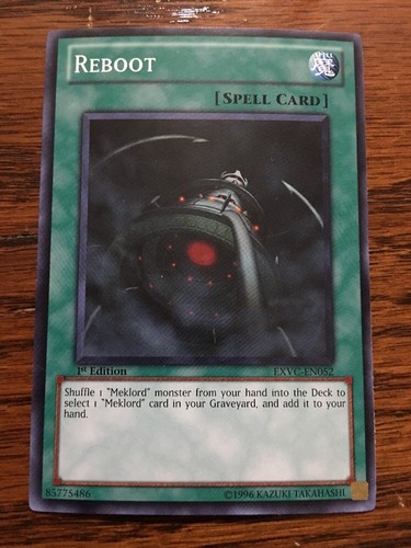Reboot EXVC-EN052 YuGiOh Spell Card EXTREME VICTORY Near Mint 1st ...