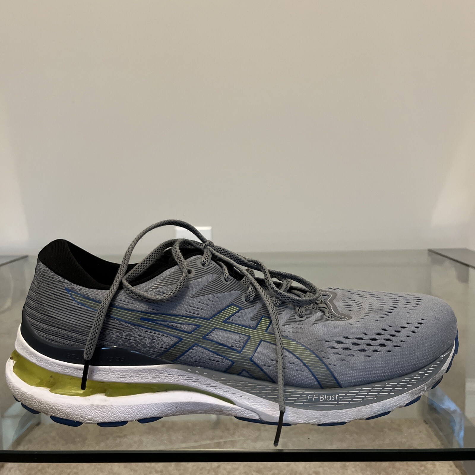 Asics Gel Kayano 28 Mens Sz 12 Gray Athletic Running Shoes Sneakers ...