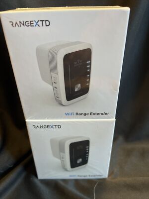 2 RangeXTD WiFi Range Extender Booster & WiFi Repeater-Speed 300 Mbps ...