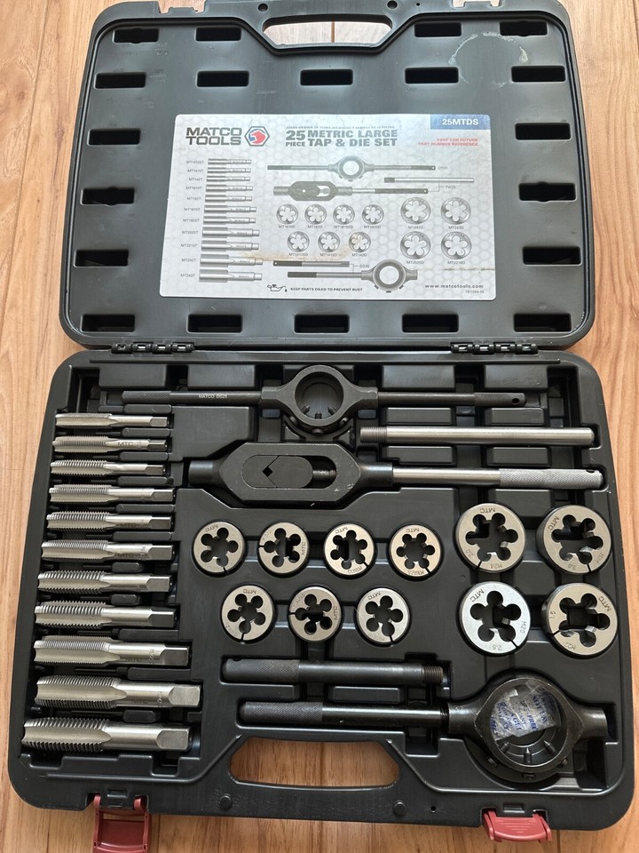 MATCO 25MTDS 25 Piece Large Tap & Die Set | eBay