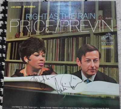 Andre Previn "Right as Rain" RCA - SIGNED Autographed LP | eBay