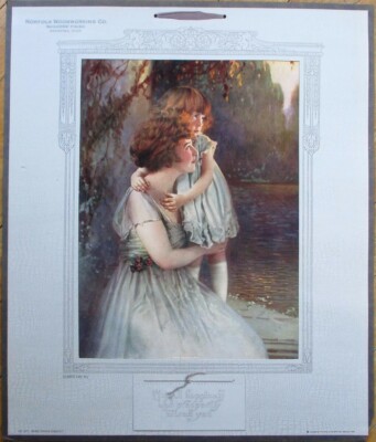 Braintree, MA 1926 Advertising Calendar: Norfolk Woodworking Co ...