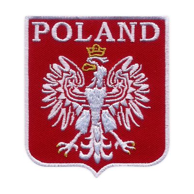 Polish coat of arms - standard - POLAND Patch/Badge Embroidered | eBay