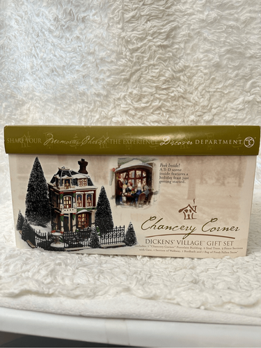 Department 56 Dickens Village Chancery Corner Gift Set 3D lights up ...