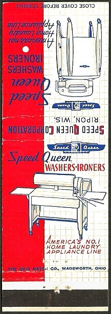 vintage SPEED QUEEN appliances IRONERS and WRINGER WASHERS wisconsin ...