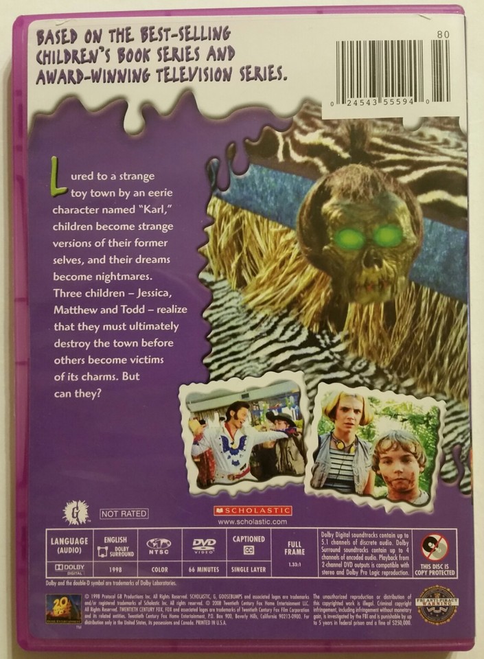 GOOSEBUMPS: CHILLOGY (R.L.Stine, DVD, 2008) *SHIPS FAST Mon-Sat ...