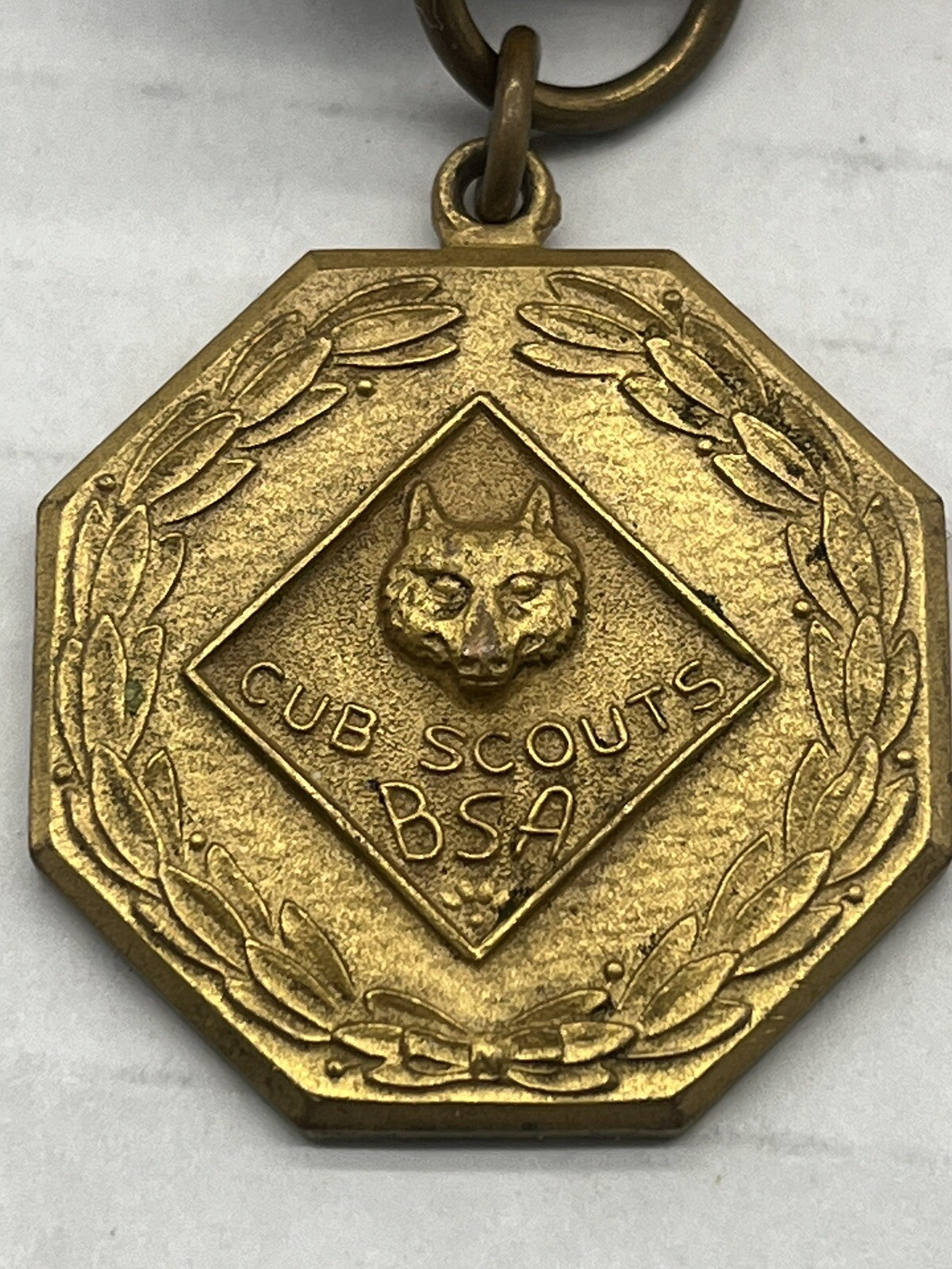Vintage Cub Scouts Medal BSA Boy Scouting Award Badge Uniform Ribbon ...