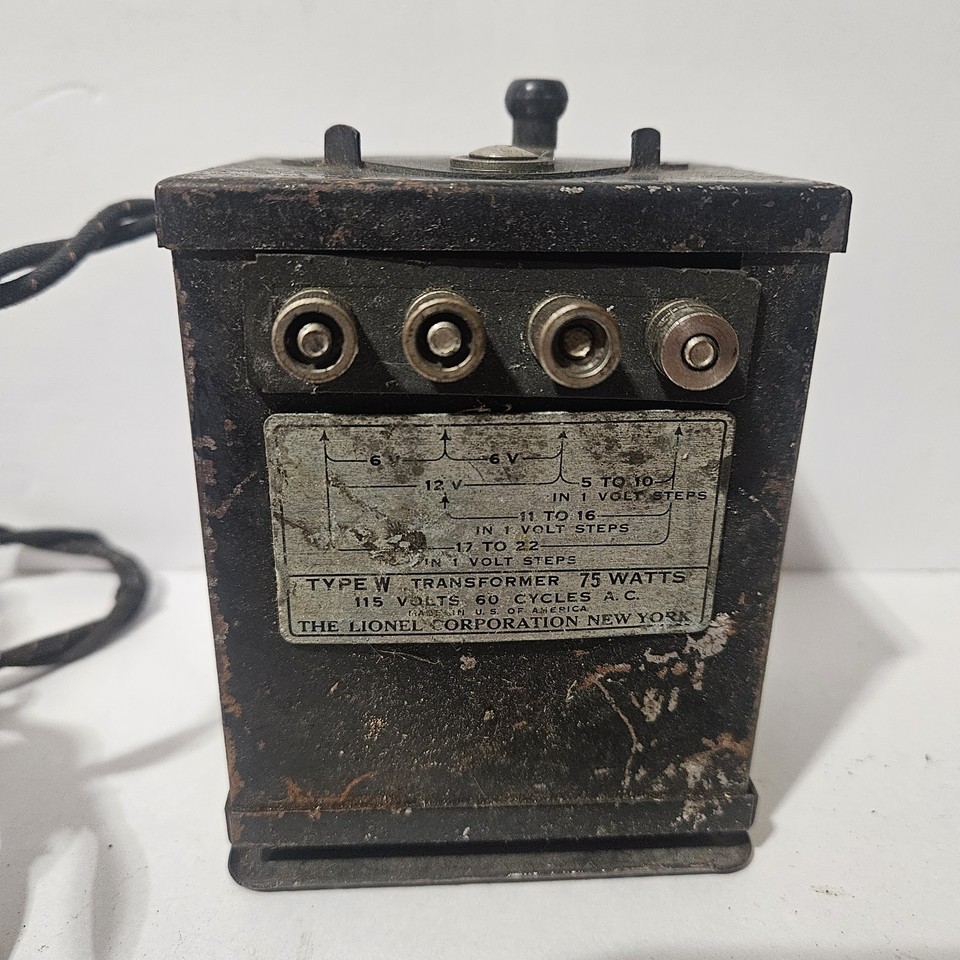 Lot 6 Vintage Model Train Transformer Lionel 1033 1034 Trainmaster ...