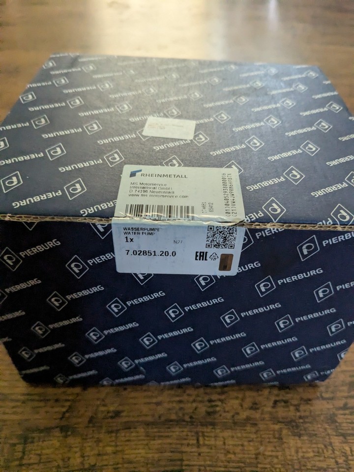 Pierburg 702851200 Water Pump and Related Components - Engine Water ...