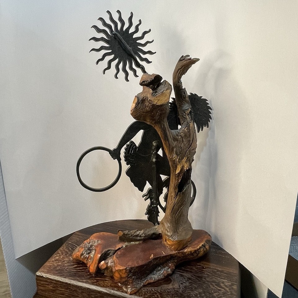 Bob Mansfield Native American Hoop Dancer 1998 Jade Green Stone ...