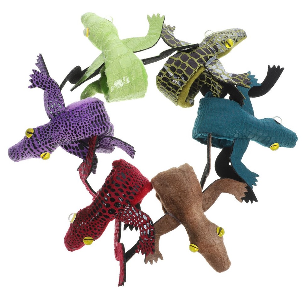 6pcs Slap Bracelets Realistic Snap Bracelets Animal Bracelet Snap Bands ...