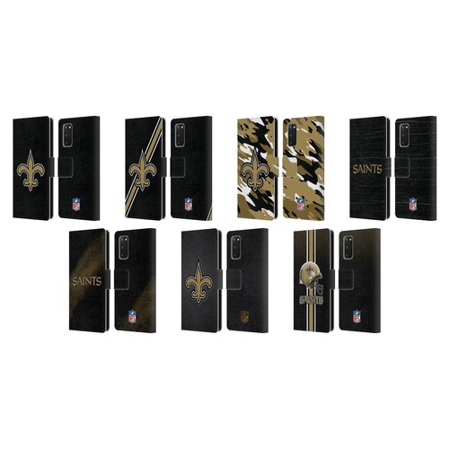 NFL NEW ORLEANS SAINTS LOGO LEATHER BOOK WALLET CASE FOR SAMSUNG PHONES ...