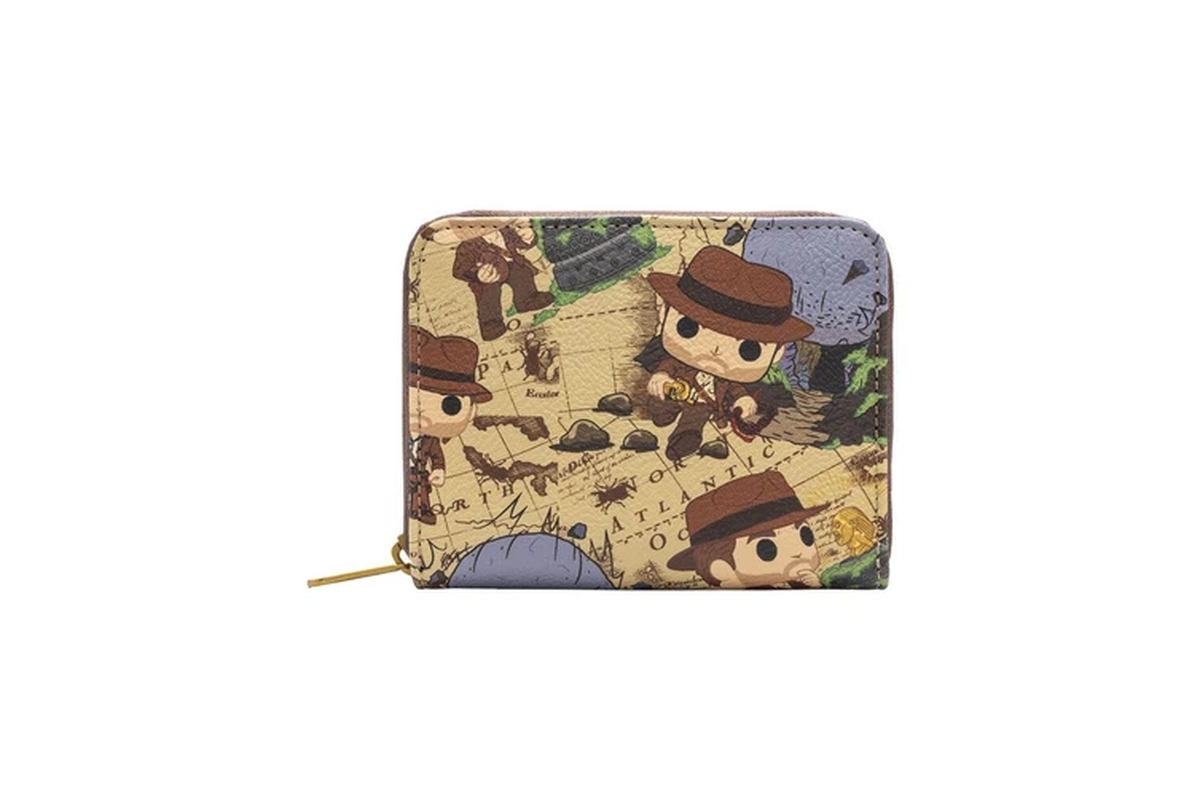 Indiana Jones Raiders of the Lost Art Print Zip Around Wallet Money ...