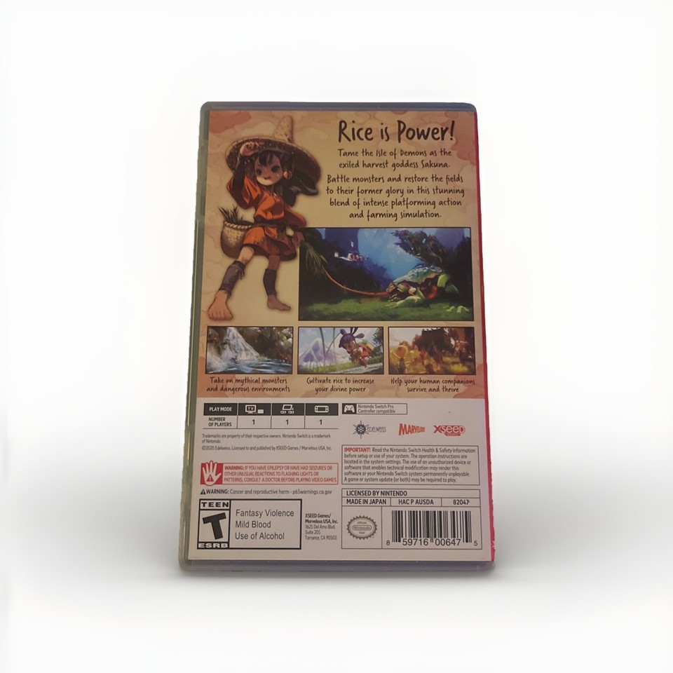 Sakuna: Of Rice and Ruin - Nintendo Switch CiB 859716006475| eBay