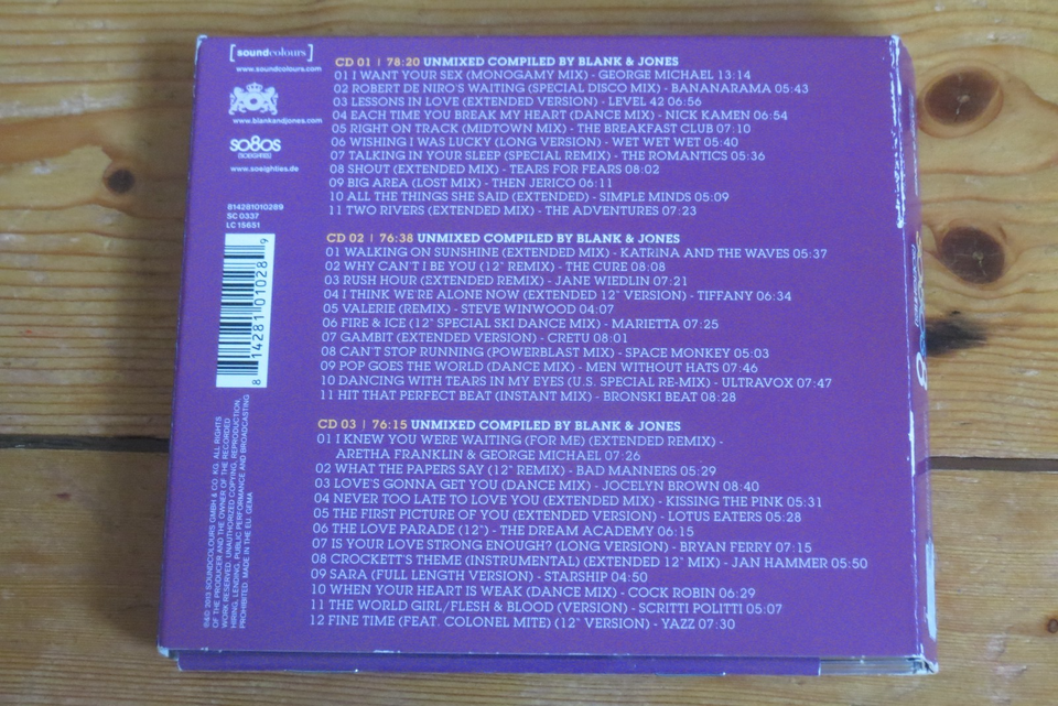 3 CD SO80s 8 - 80s 12" mixes - The Cure/Ultravox/Bryan Ferry/George ...