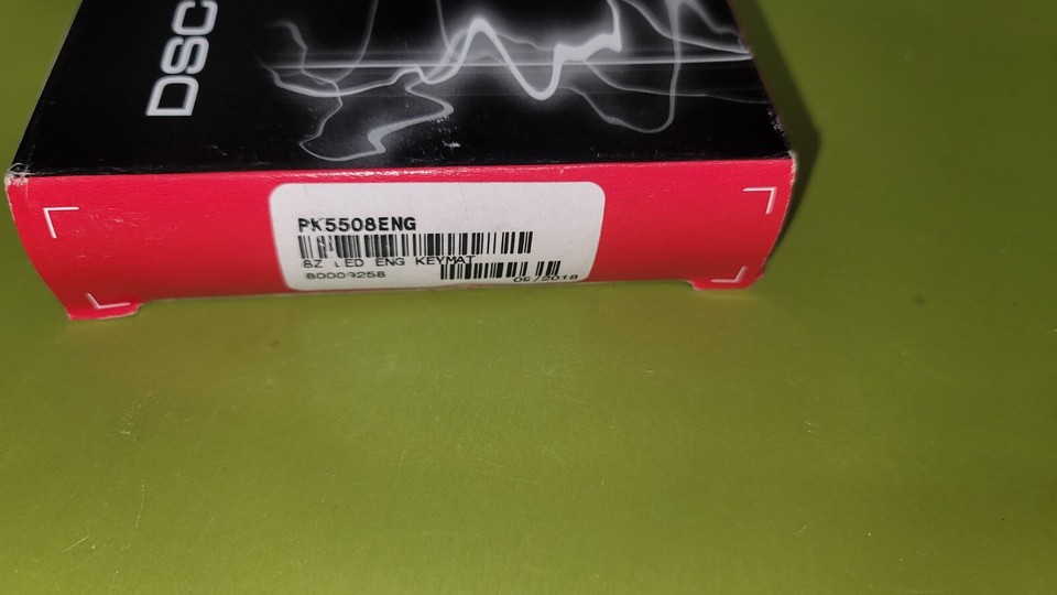 DSC PK5508 PowerSeries Alarm Keypad PK5508ENG 8 Zone LED Hard Wired ...