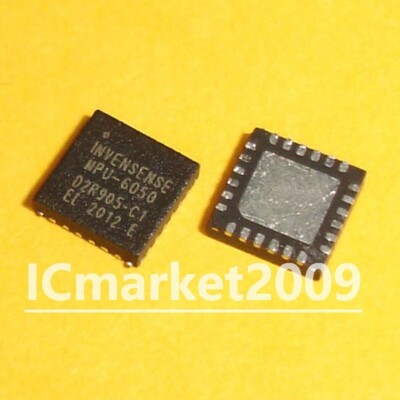 2 PCS MPU-6050 QFN-24 InvenSense Accelerometer Gyroscope 6 Axis Sensor ...