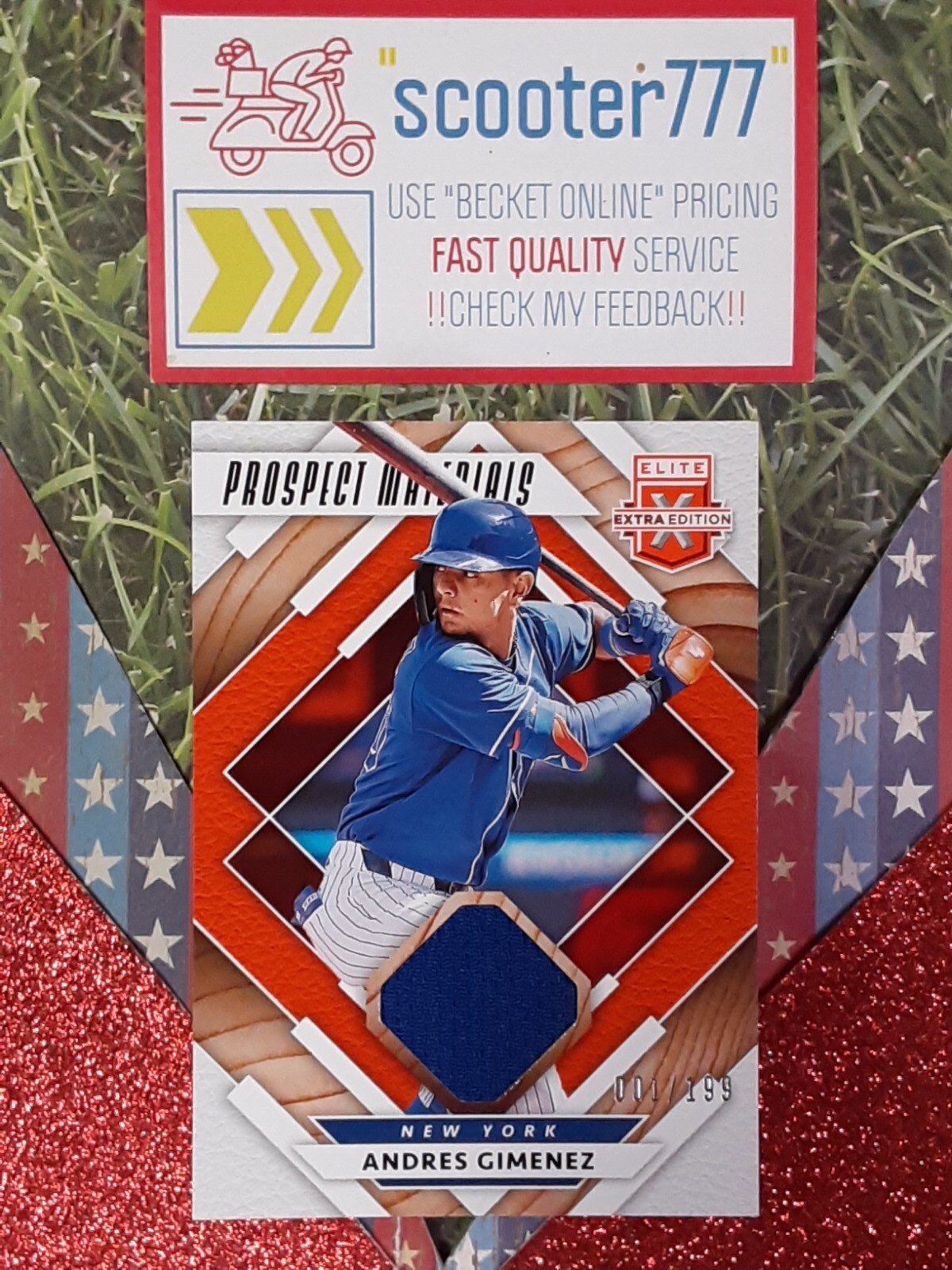 2020 ELITE Extra Prospect Material⭐️ANDRES GIMENEZ⭐️《ORANGE》#1/199~NY ...