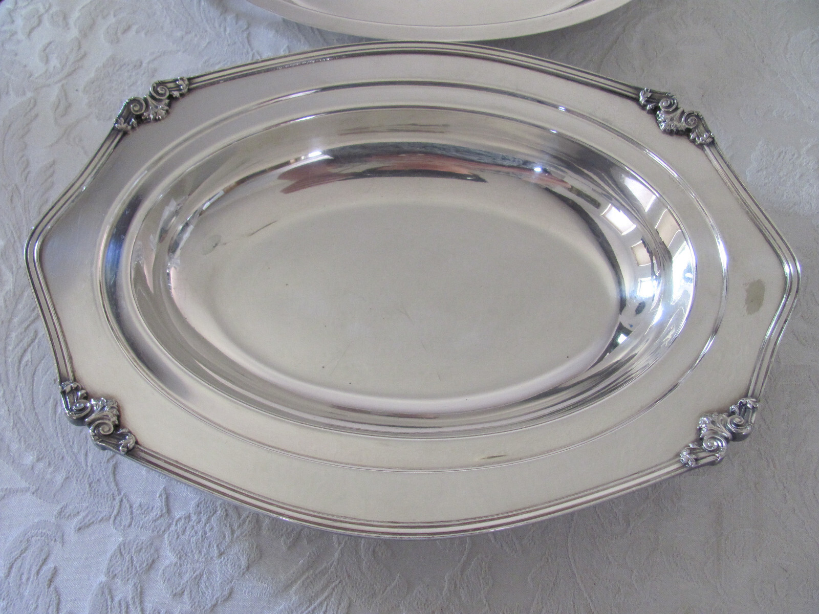 International Silver -Silver plate Spartan Covered Dish 2269/Serving ...