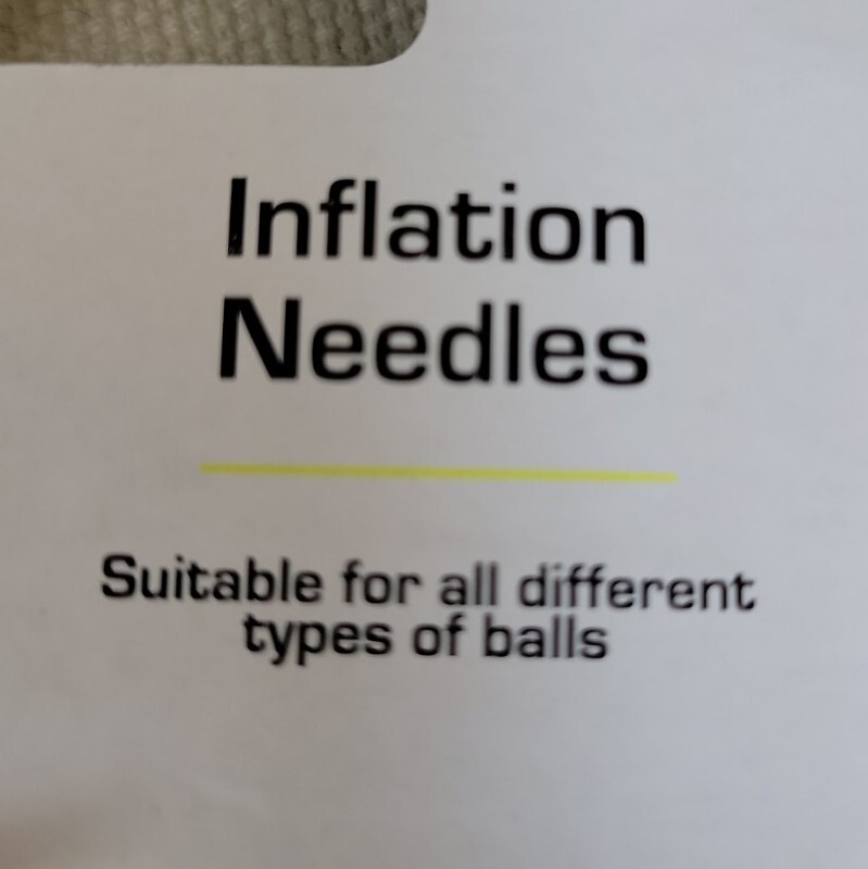 2 Athletic Works Inflation Metal Needles. Suitable w/ all ball types ...