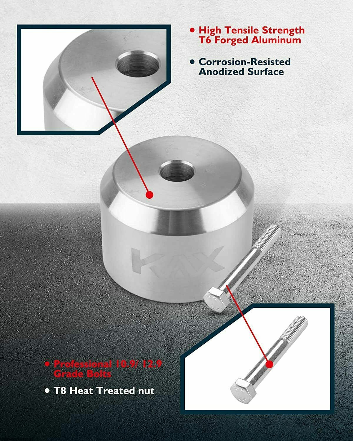 KAX 2" Front for 2005-2021 F250 F350 Super Duty 4WD Leveling Lift kit ...