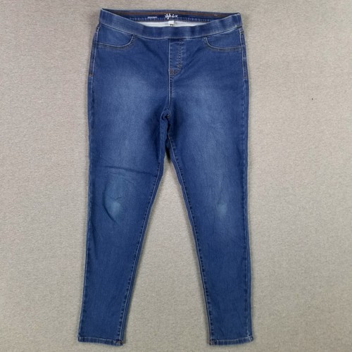 Style&Co Size L Large Jegging Skinny Jeans Pull On Light/Medium Wash ...