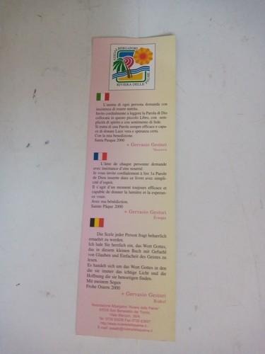 Signet Assoalbergatori Riviera Palmiers Germano Opérateurs Pâques 2000 ...