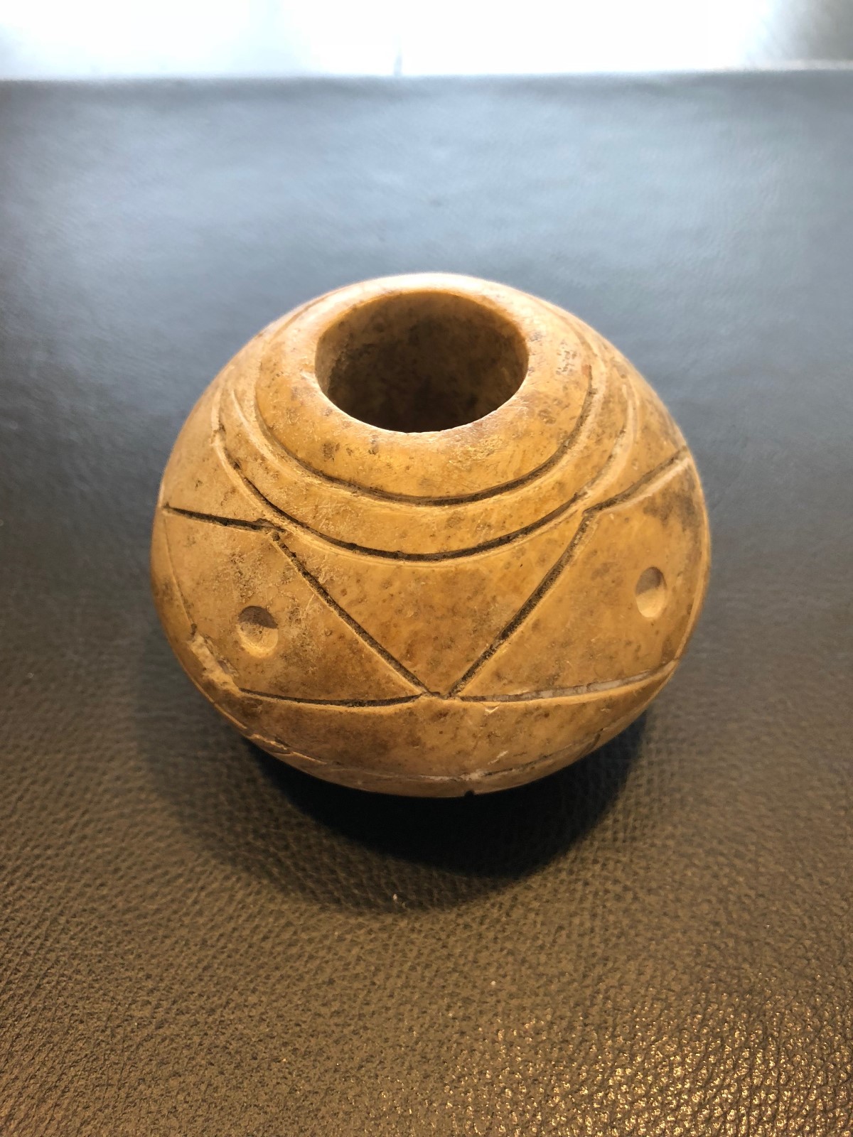 PRE COLUMBIAN- MACE HEAD, Chavin/ Moche culture weapon.Peru, Chavin ...