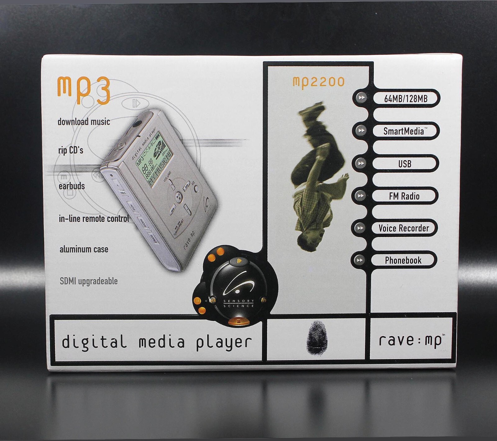 Vintage RAVE MP 2200 Digital Media & Mp3 Player Brand New | eBay