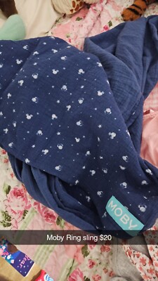 Moby Ring Sling Baby Support Wrap for Mothers, Fathers, and Caregivers ...