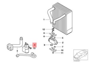 Genuine BMW E32 E38 E65 E66 E67 RR1 Conditioner AC A/C Valve OEM ...