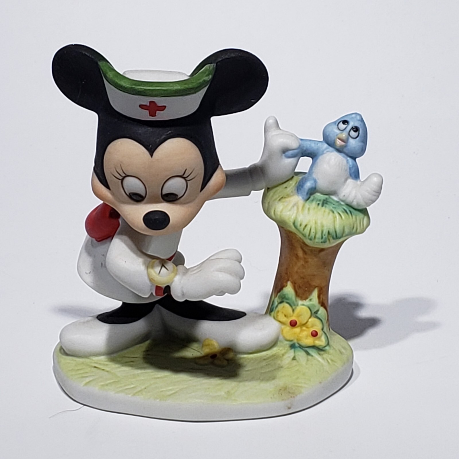 Walt Disney Productions Minnie Mouse Blood Pressure Bird Bisque Ceramic ...