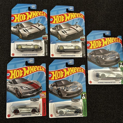 Hot Wheels 17 Pagani Huayra Zamac Lot 5 Corvette C7 & PININFARINA ...