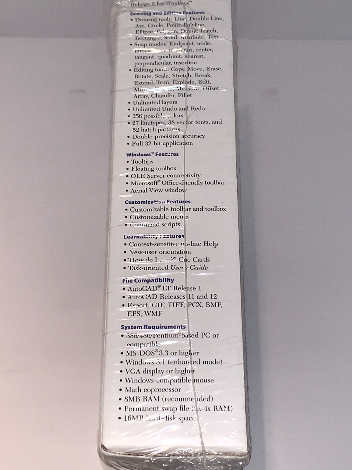 AutoCad LT Release 2 1995 Windows V.3.1 | eBay
