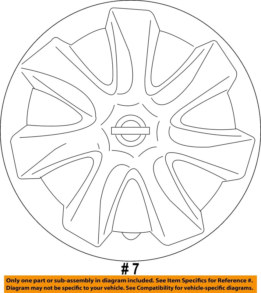 NISSAN OEM 12-16 Versa Wheels-Wheel Cover 403153BA0B | eBay