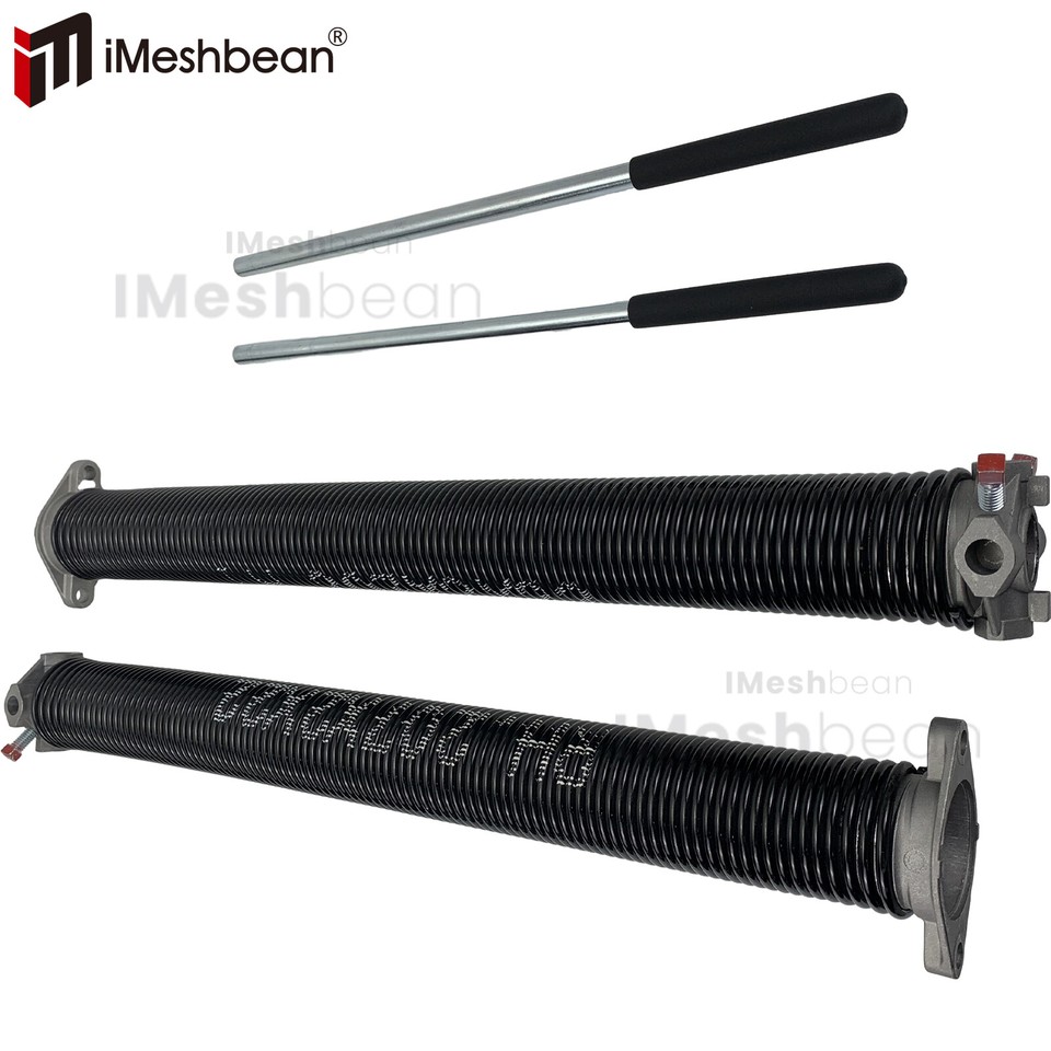 Garage Door Torsion Springs Pair of 0.207x2x22"/23"/24" Winding Bar ...