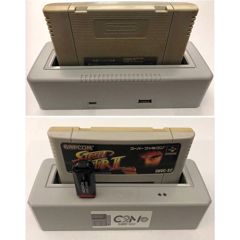 Classic 2 Magic For C2M SNES/NES Carts Drive works Classic Any ROMS VIA ...