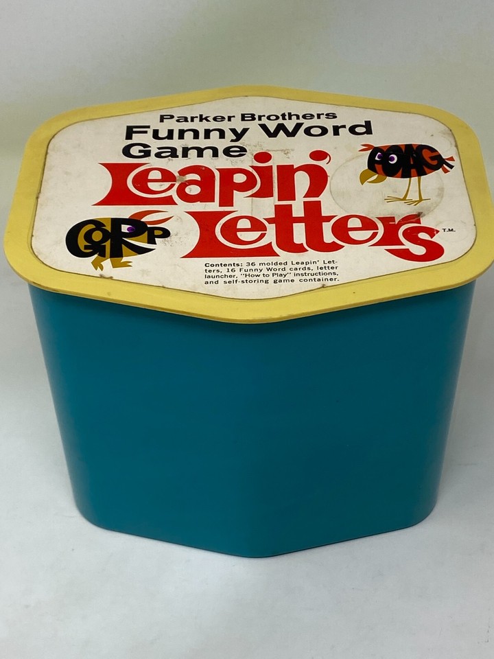 Parker Brothers Leapin' Letters Game 1969 Game Vintage - VG | eBay