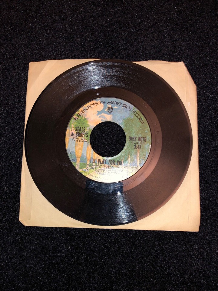 Seals And Crofts James Seals Single Double Sided Record | eBay