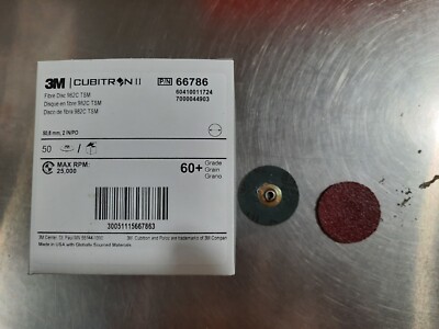 50 Piece 3M 982C Cubitron II Roloc Grinding Discs 2" Diameter 60 Grit ...