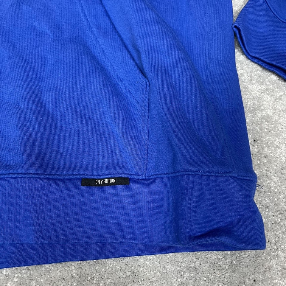 Milwaukee Bucks Hoodie Mens XXL Blue NBA Basketball Nike City Edition ...