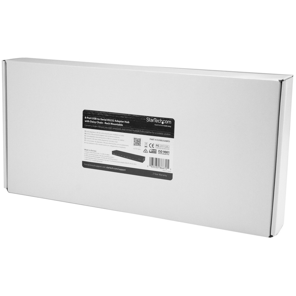 StarTech 8-Port USB to Serial Adapter Hub ICUSB23208FD 65030866705| eBay