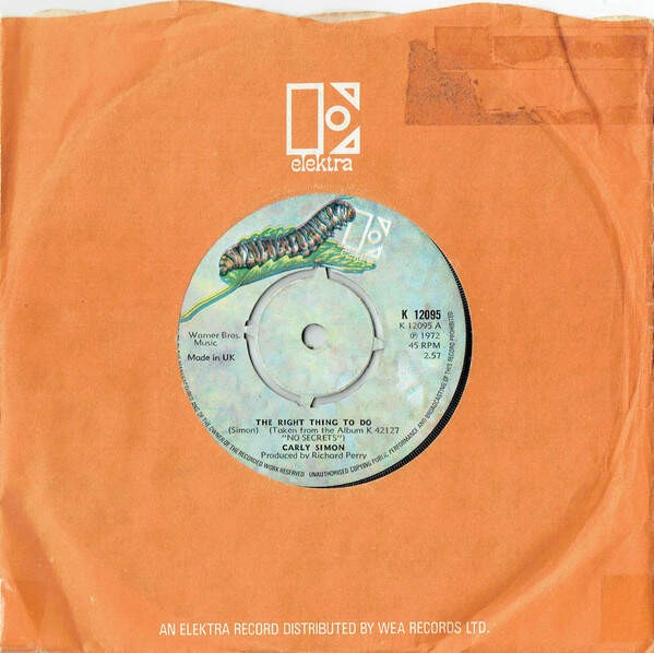 Carly Simon - The Right Thing To Do (VINYL) | eBay UK
