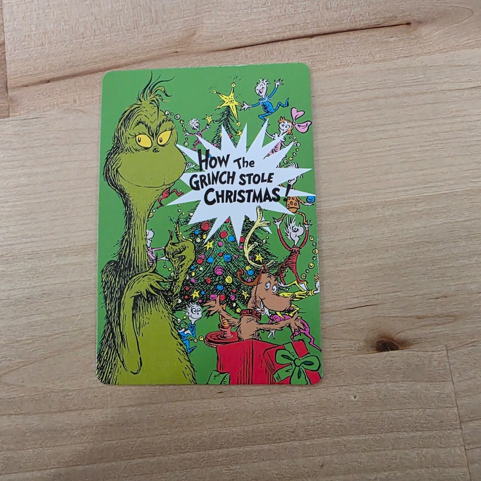 GRINCH/CUDDLY as a CACTUS~ King of Diamonds~Grinch Playing Card~SINGLE ...