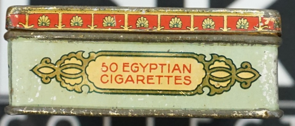 GREECE EGYPT- Caravellis Freres - 50 Cigarette vintage Tin box | eBay