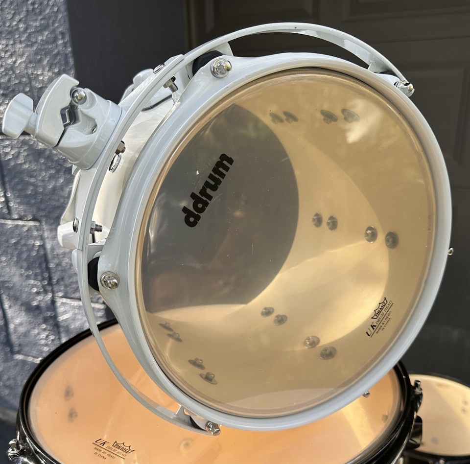 ddrum Tom 10"x8" Diablo White on White Drum | eBay